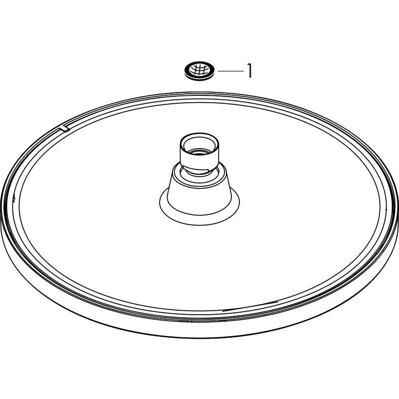 hansgrohe Tepe duşları: Crometta S, 1 sprey modu, Ürün no. 26725000