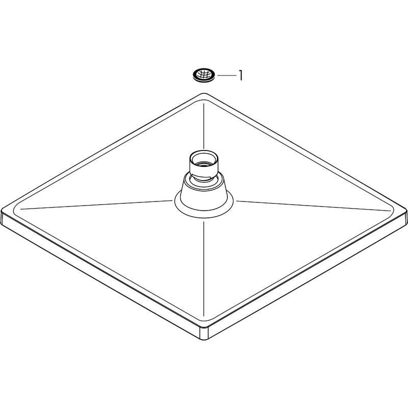 hansgrohe Верхние души: Crometta E, однорежимный, Арт. № 26726000 ...