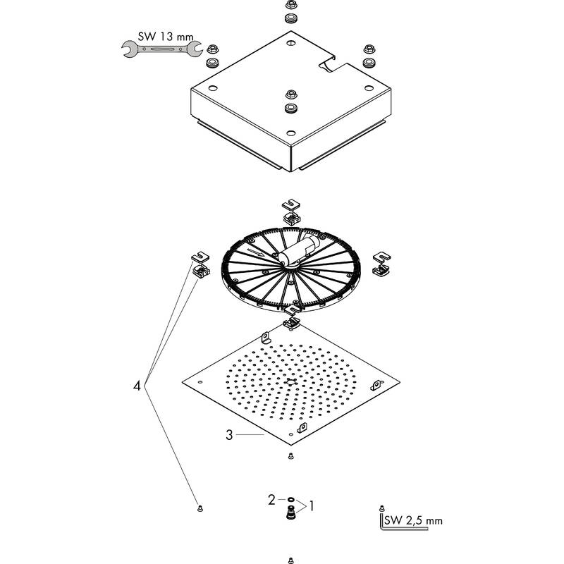 hansgrohe Overhead showers: Raindance, 1 spray mode, Item No. 26472000 ...