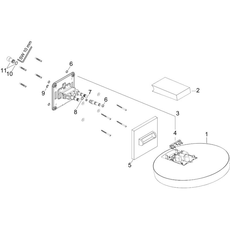 hansgrohe Głowice prysznicowe: Rainfinity, 1 rodzaj strumienia, Nr art ...