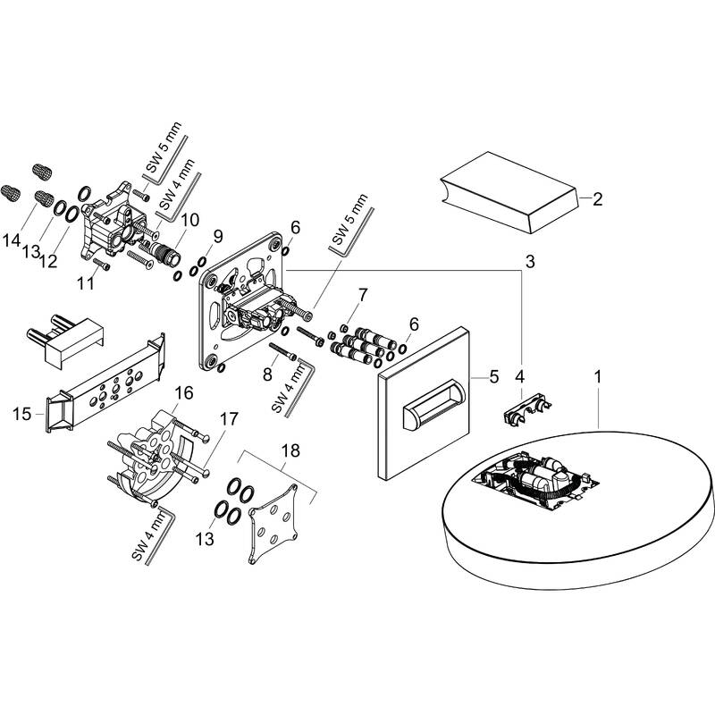 hansgrohe Fejzuhanyok: Rainfinity, 3-féle vízsugár, Cikksz. 26233000 ...