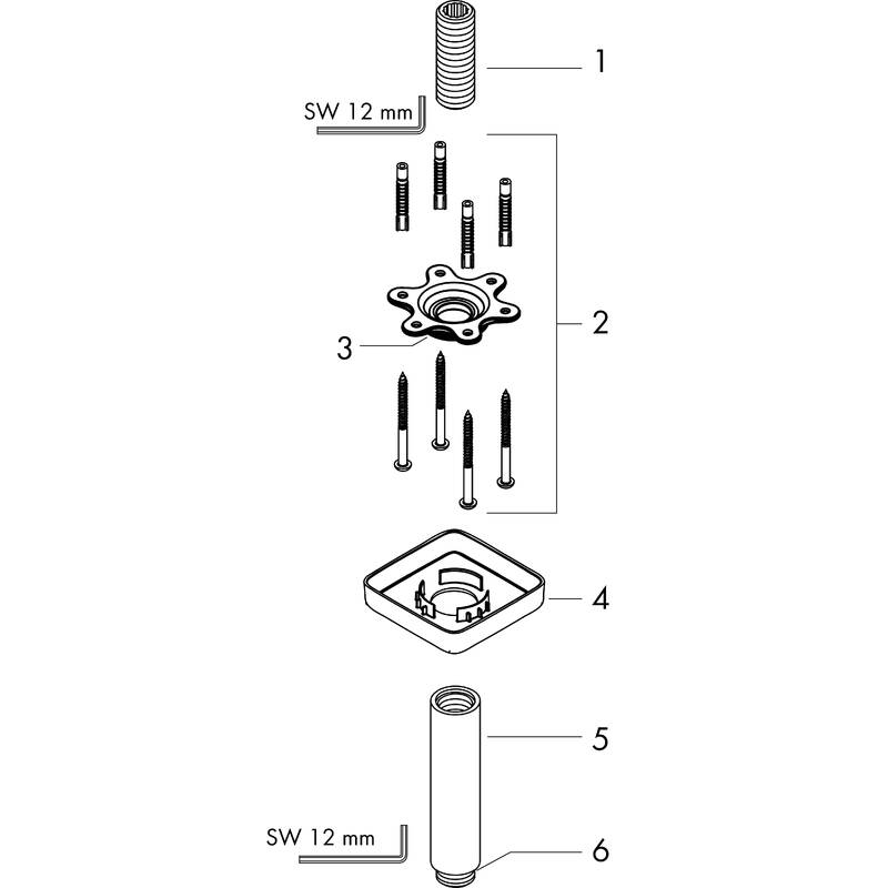hansgrohe Держатели для душа: Арт. № 27467000