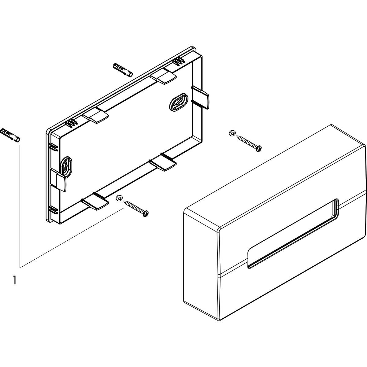hansgrohe Accesorios: AddStoris, Dispensador de tissues, ref. 41774140 ...