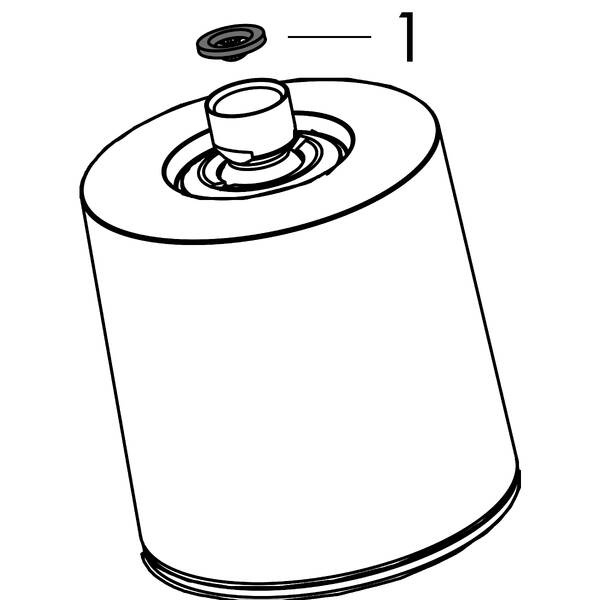 hansgrohe Tepe duşları: Pulsify S, 1 sprey modu, Ürün no. 24130000