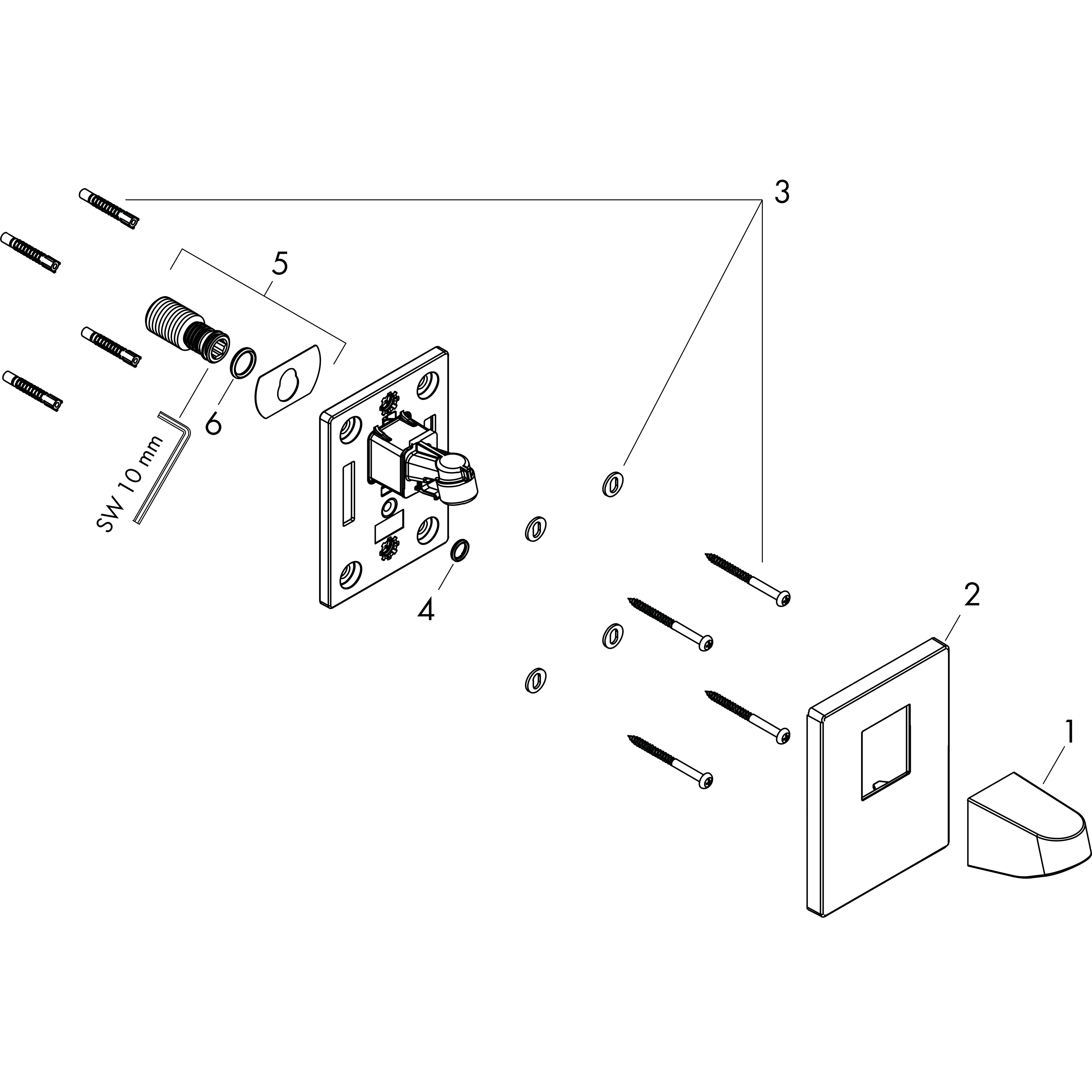 hansgrohe Shower arms: Pulsify, Item No. 24139000 | hansgrohe INT