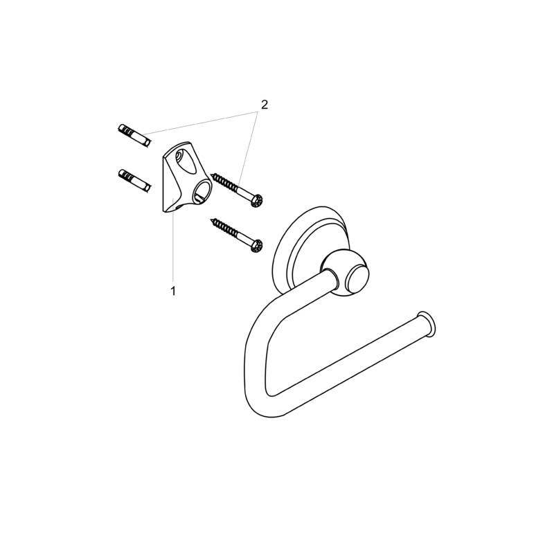hansgrohe Accessories: C Accessories, Toilet Paper Holder, Art. no ...