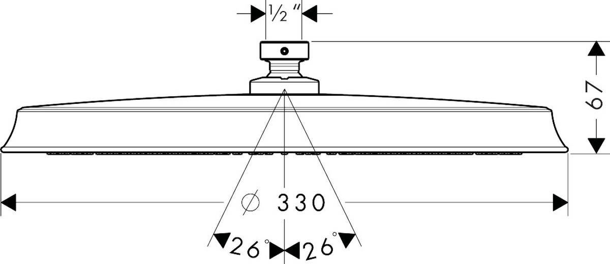 hansgrohe Showerheads: Raindance Classic, 1 spray mode, Art. no ...