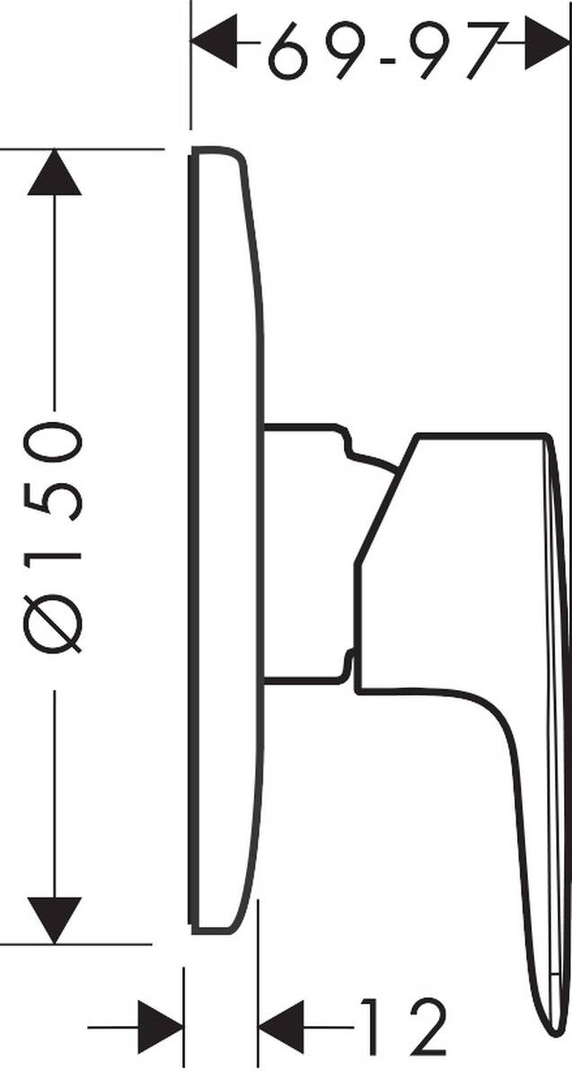 MySport Mitigeurs de douche: 1 sortie = 1 fonction, chromé, N° article ...