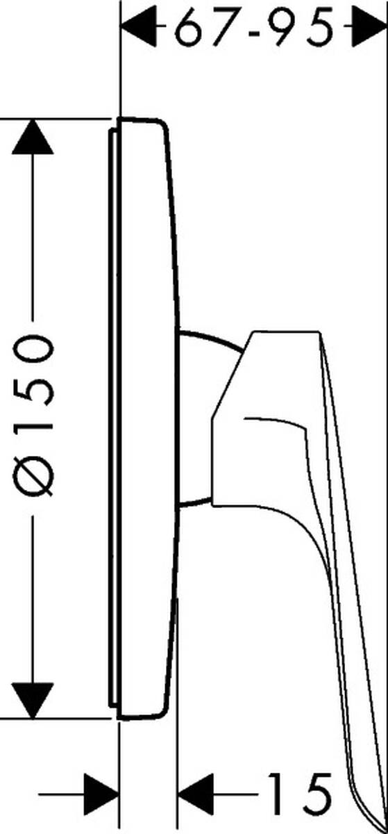 Logis E Miscelatori doccia: 1 utenza, cromo, Cod.art. 71608000 ...