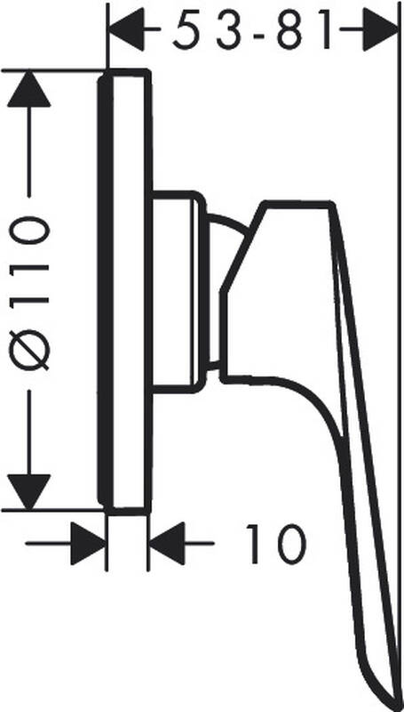 Logis E Shower mixers: 1 function, Chrome, Item No. 71609000 | hansgrohe SG