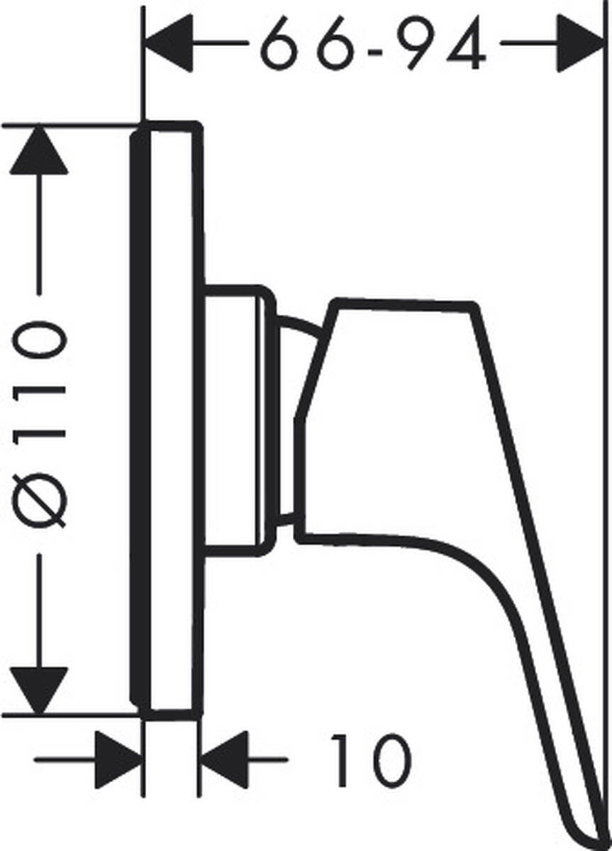 Focus Смесители для душа: 1 потребитель, хром, Арт. № 31961000 ...