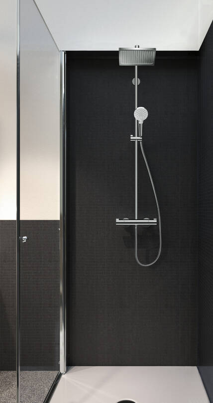 hansgrohe Shower pipes: Crometta E, 1 spray mode, Item No. 27281000