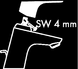 hansgrohe Ersatzteile: HG handle Ecos faucet chrome, Art.-Nr. 95518000