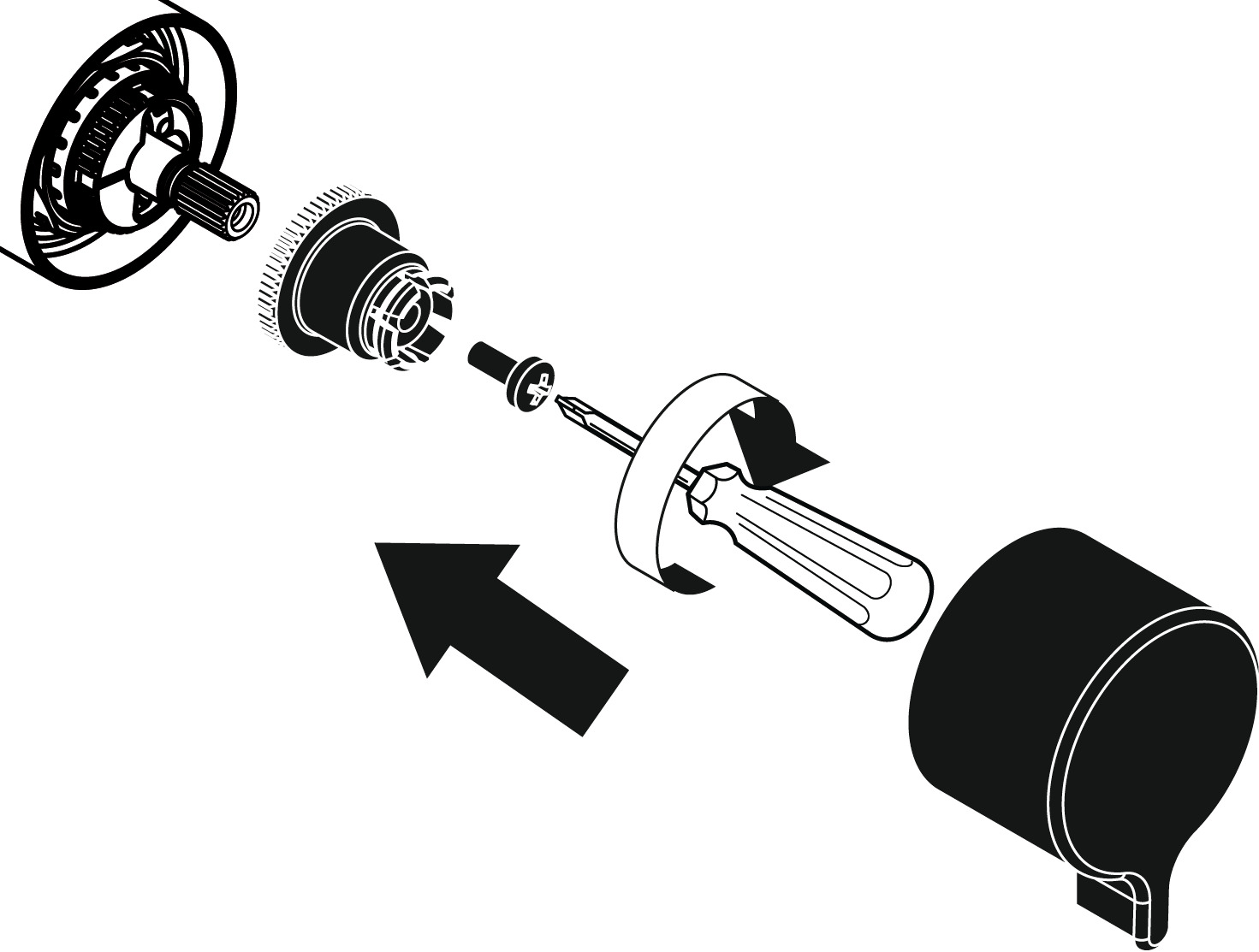 hansgrohe Spare parts: HG Handle, Item No. 95441000