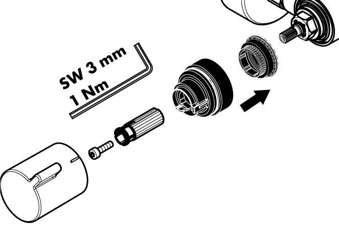 ハンスグローエ スペアパーツ: HG safety set for temperature control, 品番 95841000