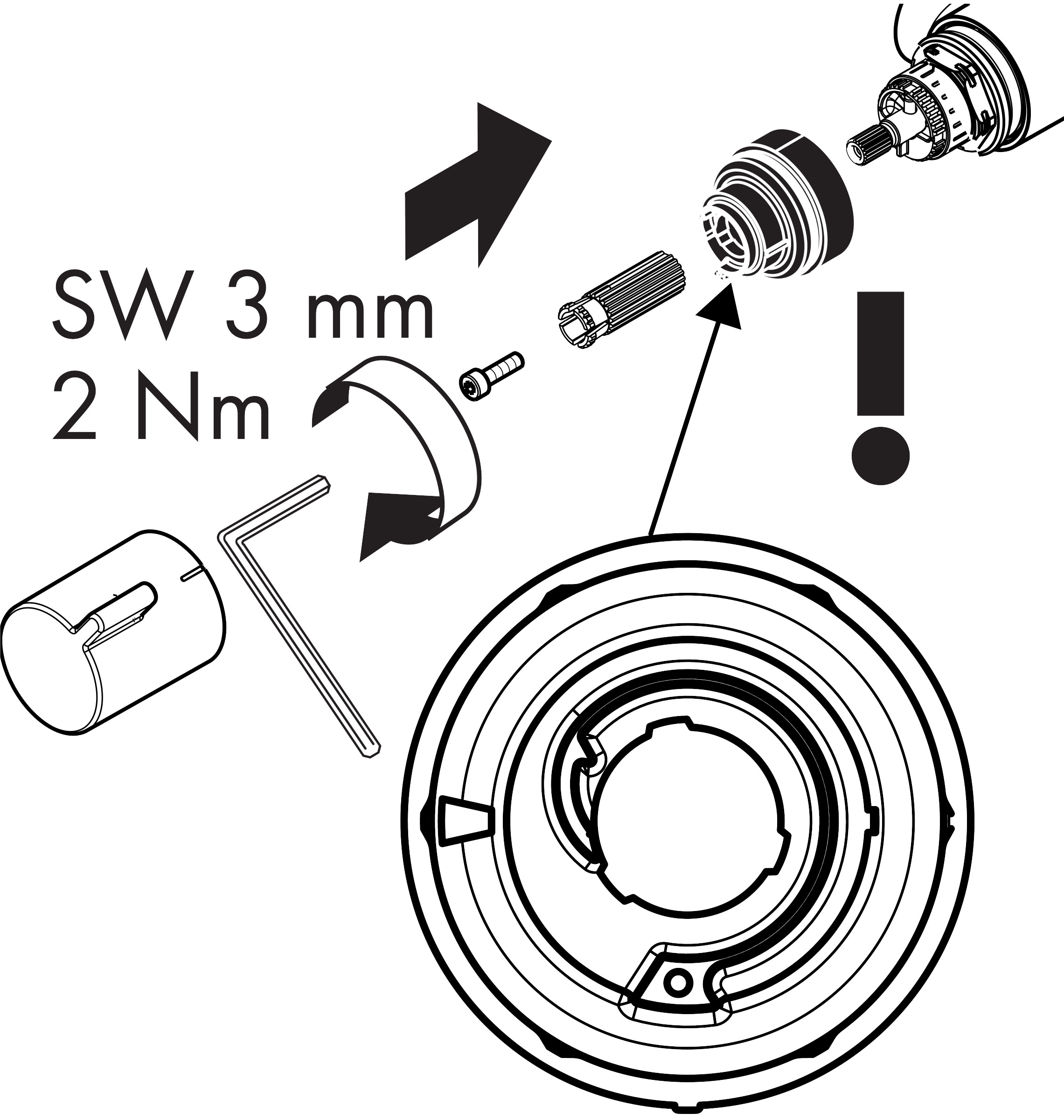 hansgrohe Spare parts: HG safety set for shut-off unit, Item No. 95927000
