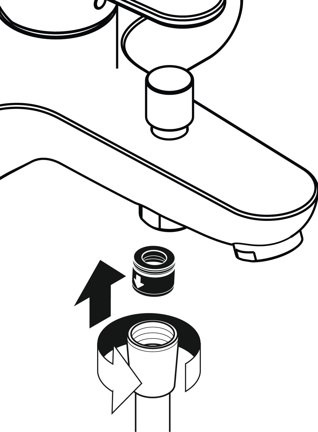 hansgrohe Spare Parts: HG back flow preventer CV15S, Art. no. 97980000