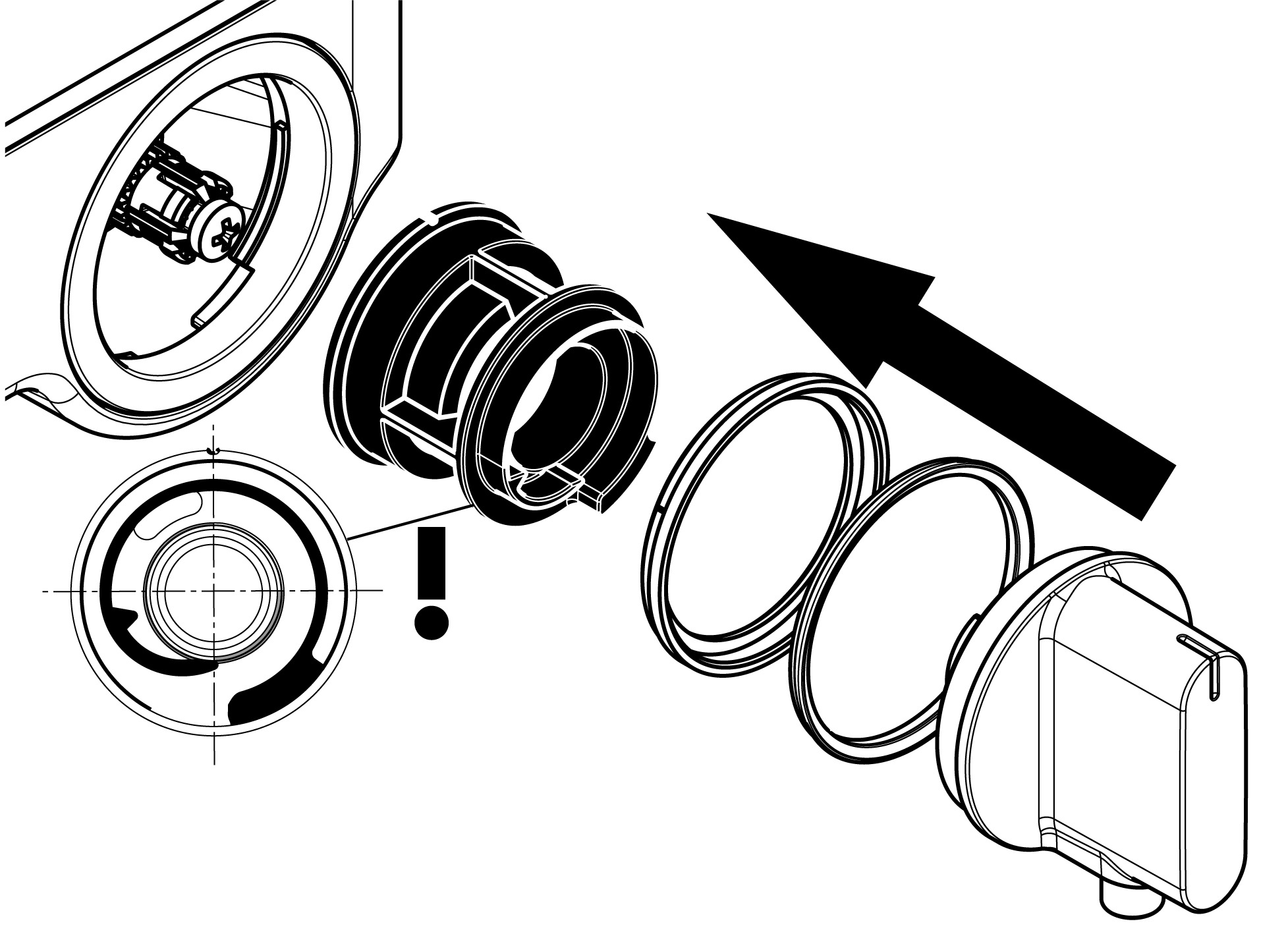 hansgrohe Reservedeler: Stopplate, Art.nr. 98370000
