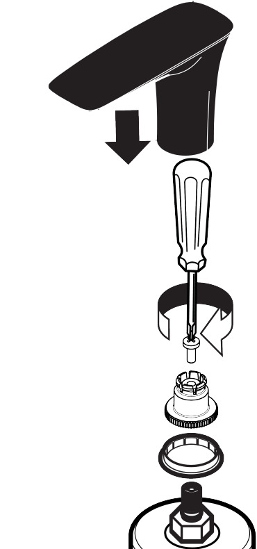 hansgrohe Reservedeler: HG handle Metris 4-hole bath mixer, Art.nr ...