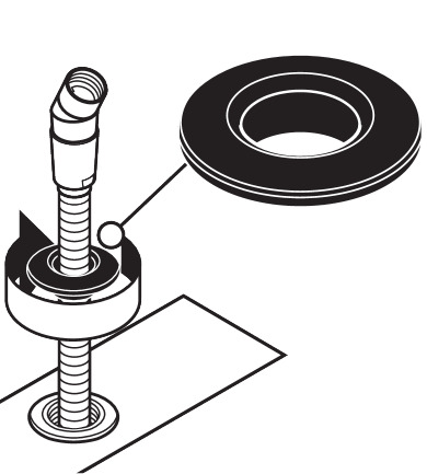 hansgrohe Reservedeler: HG Escutcheon bath tub holder d:52 mm, Art.nr ...