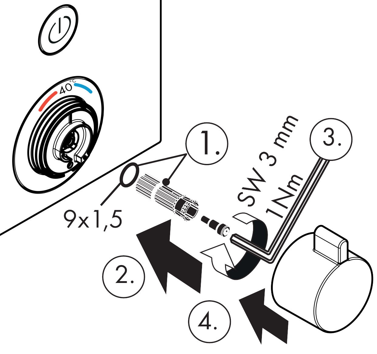 hansgrohe Spare parts: Item No. 92498000