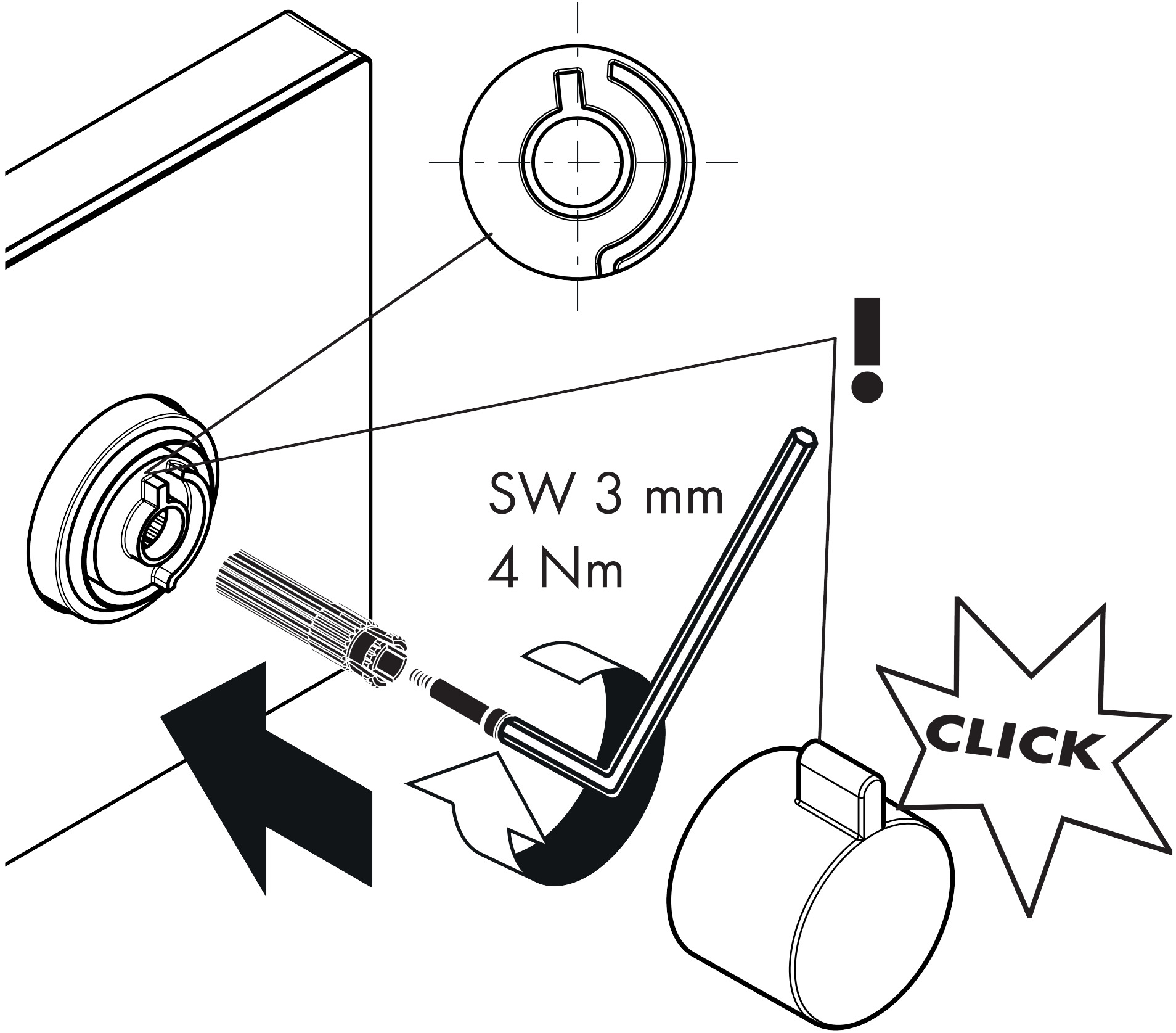 hansgrohe Spare parts: Adapter (spindle) thermostat finish set for ...