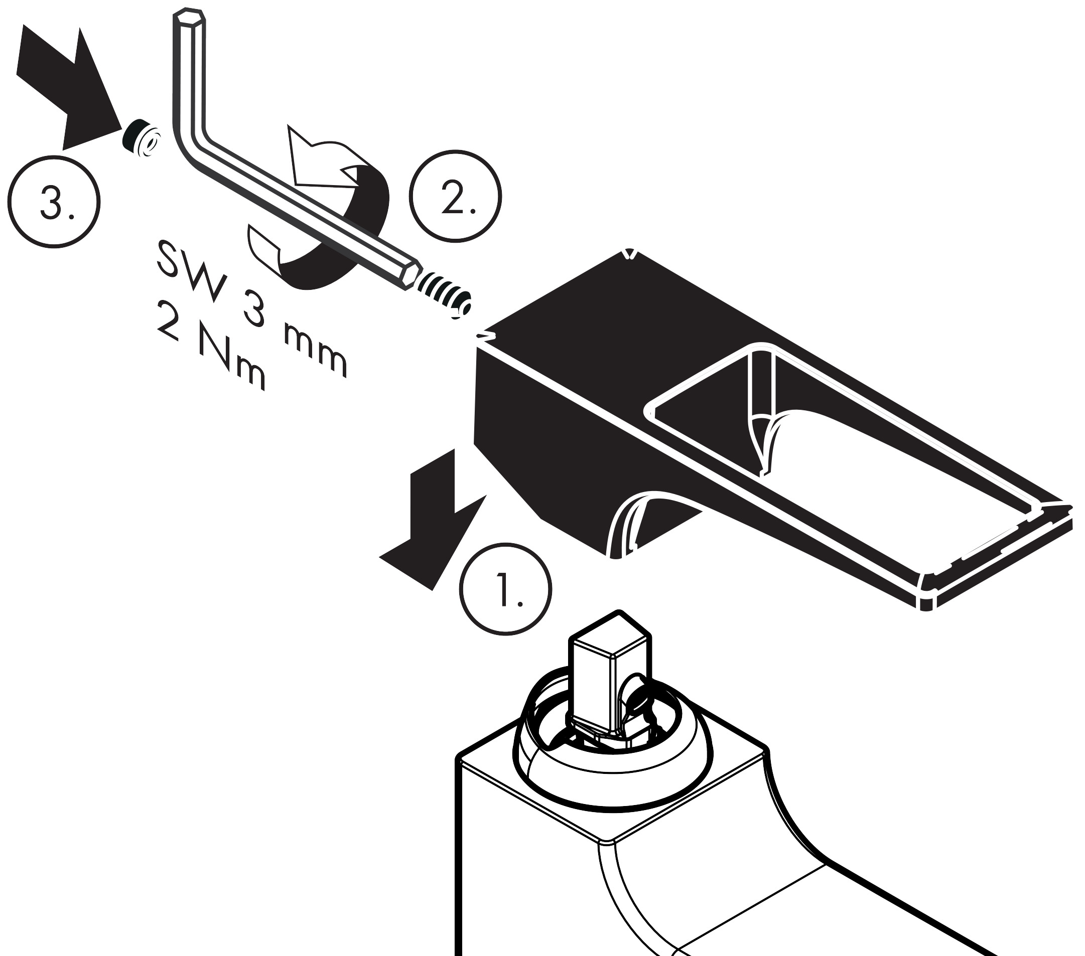 hansgrohe Recambios: HG Handle PuraVida tap chrome, ref. 93009000