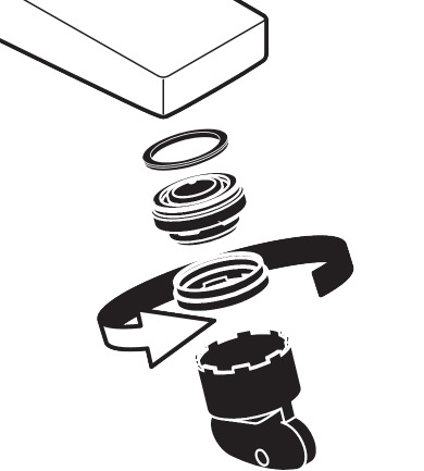 hansgrohe Recambios: Aireador M24 x 1 grifería de lavabo, ref. 92996000