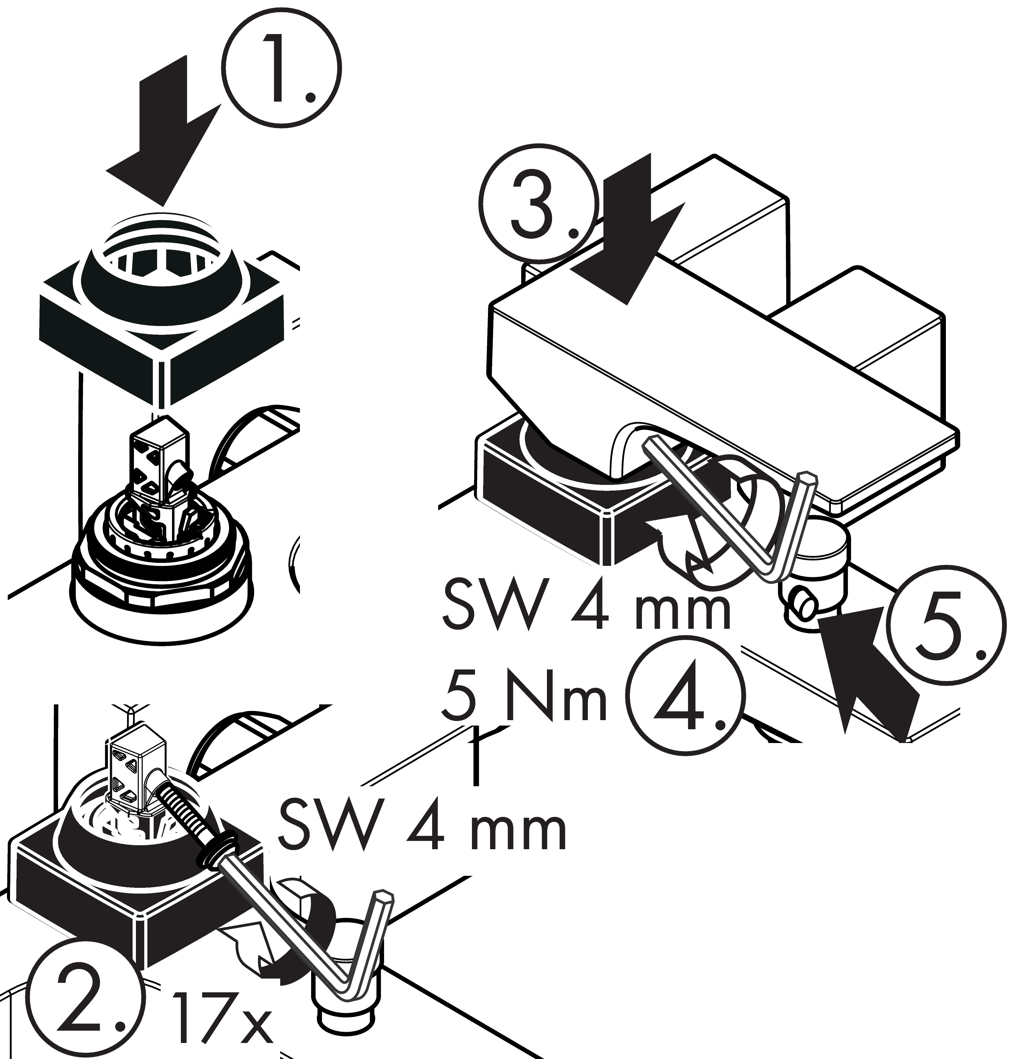 hansgrohe Pièces détachées: HG flange chrome, N° article 93078000