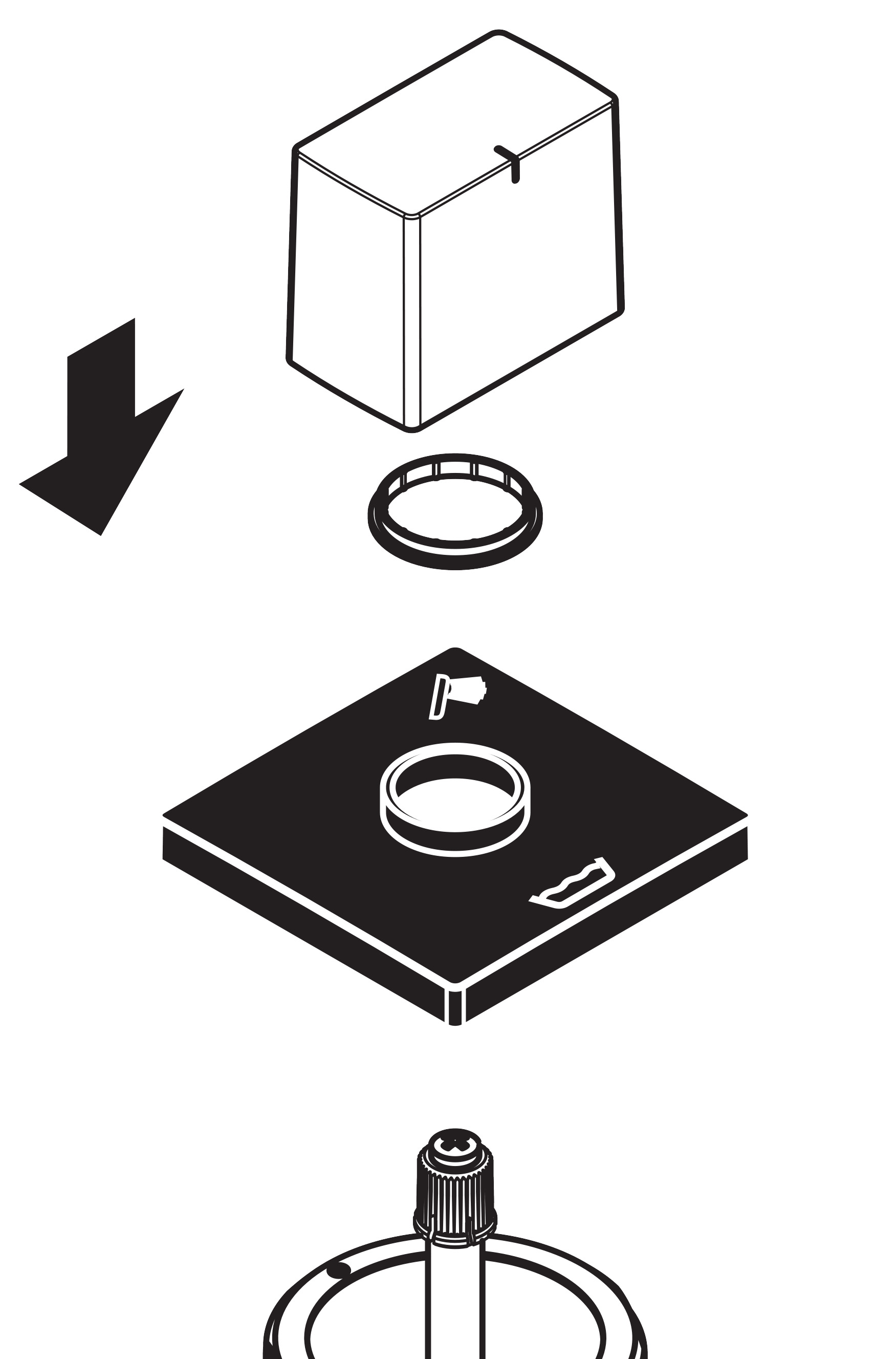 hansgrohe Spare parts: HG escutcheon spout chrome, Item No. 93139000 hansgrohe Spare parts: HG escutcheon spout chrome, Item No. 93139000