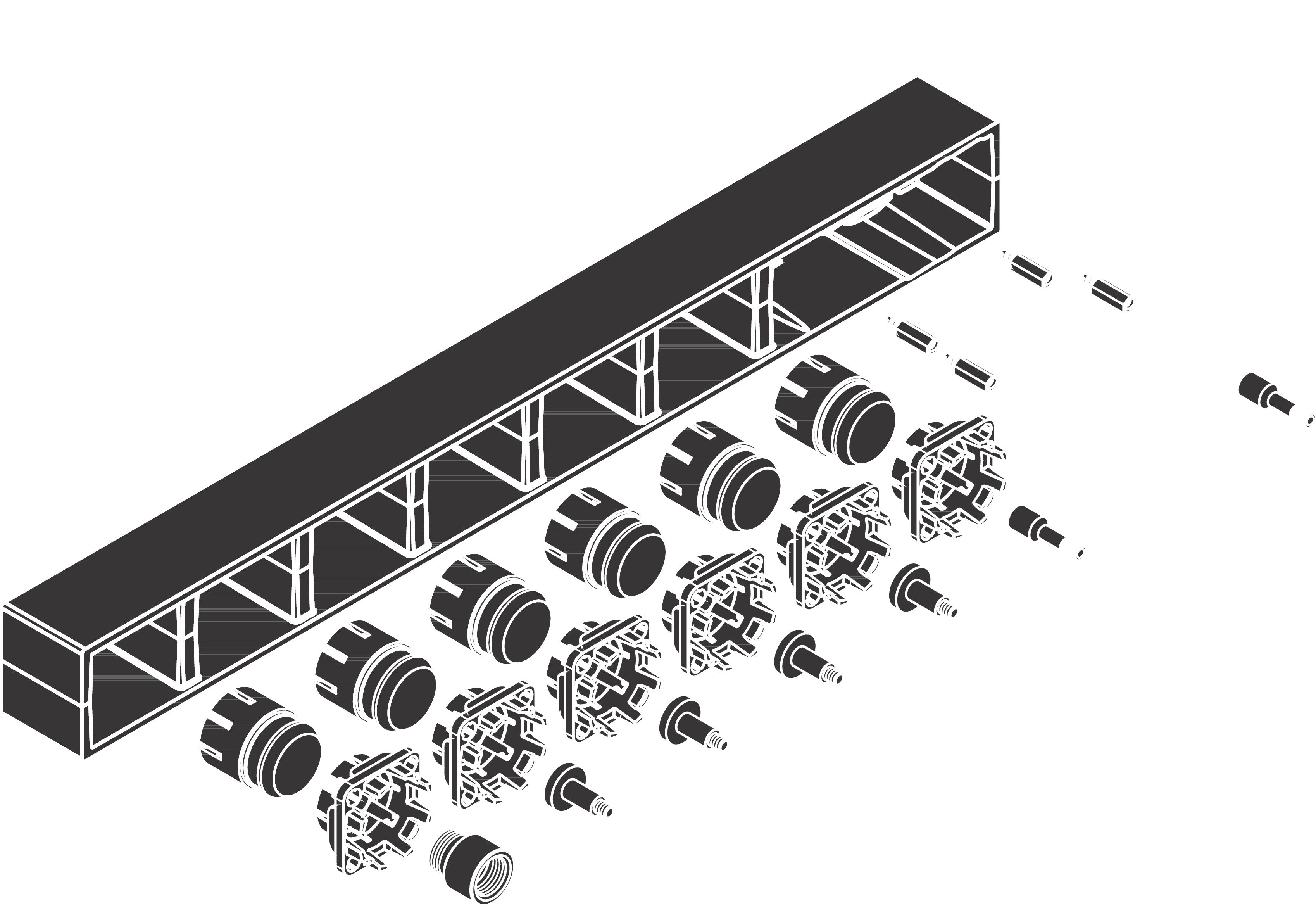 hansgrohe Spare parts: Extension iBox universal basic set 2.5 cm, Item ...