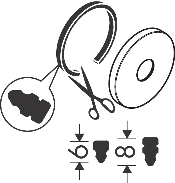hansgrohe Spare parts: Seal 490 mm, Item No. 97530000