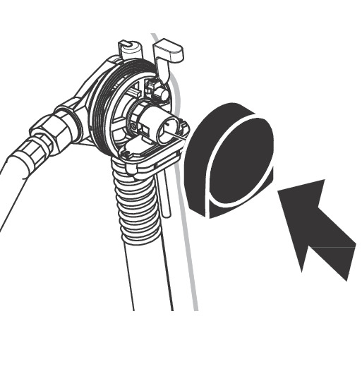 hansgrohe Spare parts: HG Cover Exafill S chrome, Item No. 97575700