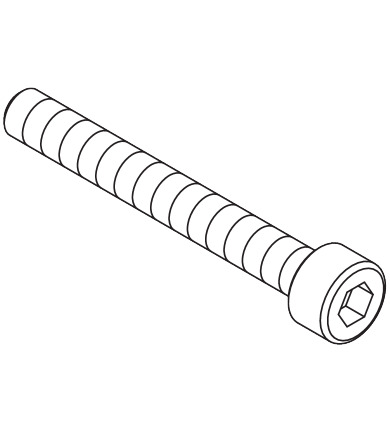 hansgrohe Spare parts: HG Screw AXOR M5x40mm DIN 912, Item No. 97673000