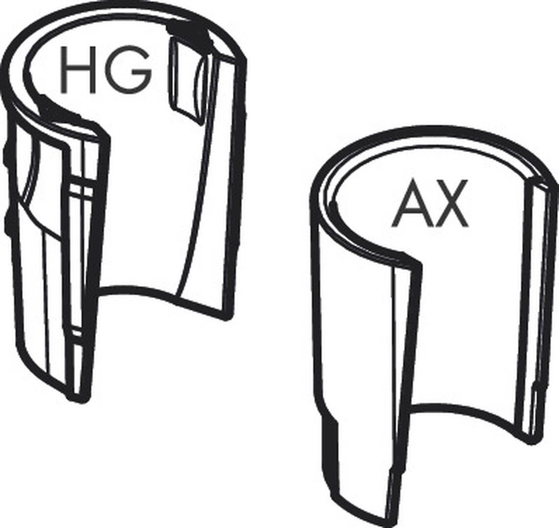 hansgrohe Spare parts: HG guide Raindance E Shopwerpipe, Item No. 95531000