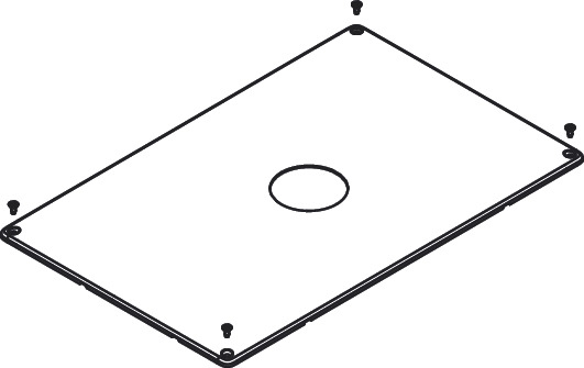 hansgrohe Spare parts: Cover for overhead shower, Item No. 93393000