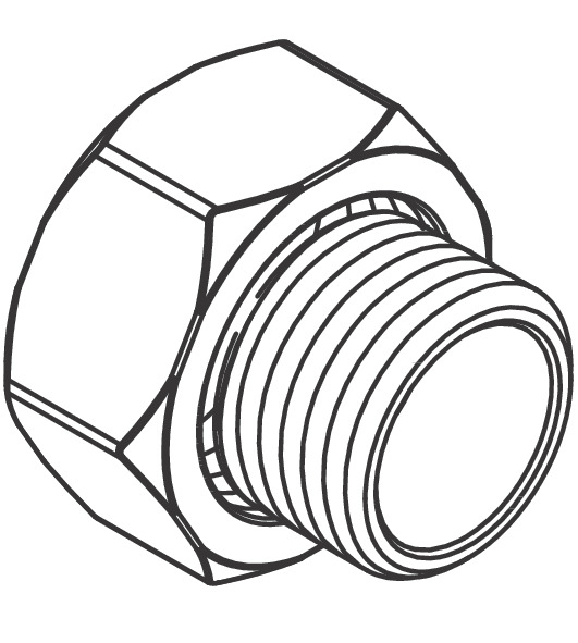 hansgrohe Spare parts: connecting thread, Item No. 93730000