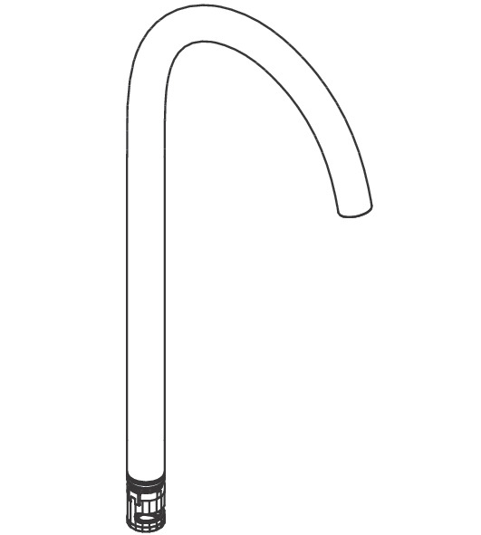 hansgrohe Spare parts: spout, Item No. 93996670