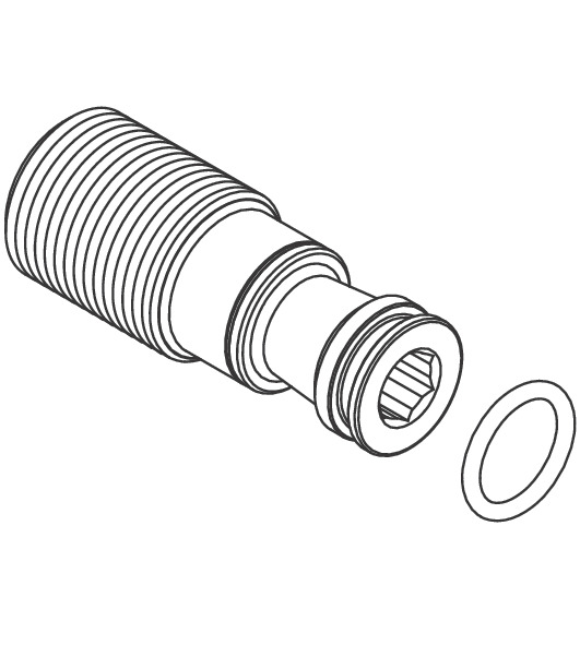 hansgrohe Spare parts: HG connecting thread, Item No. 95393000