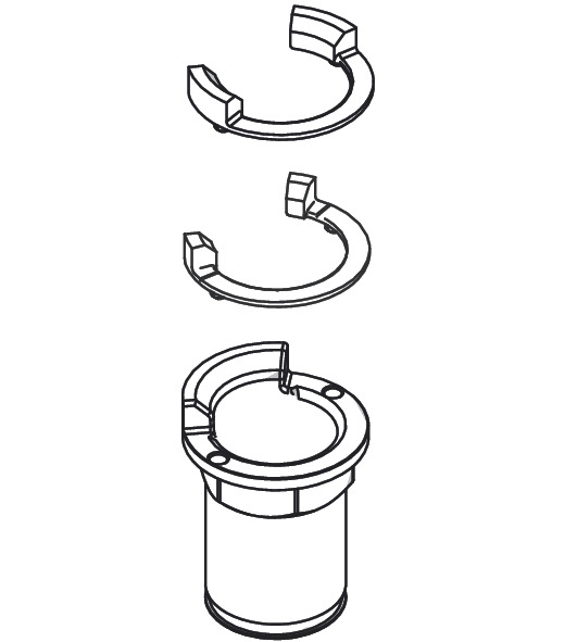 hansgrohe Spare parts: Swivel stop for kitchen mixer 60° / 110° / 150 ...