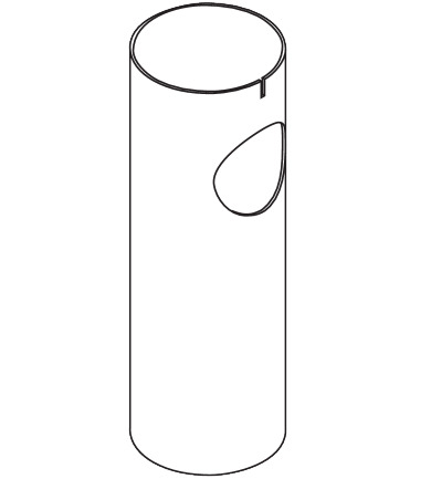 hansgrohe Spare parts: pipe design trap inscribed, Item No. 96554990