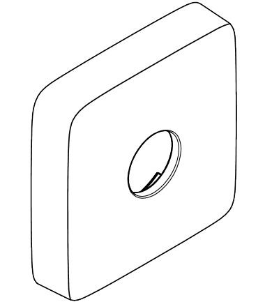 hansgrohe Reservedeler: HG escutcheon Raindance f.overhead, Art.nr ...