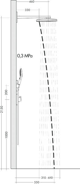 hansgrohe Duchas fijas: Rainmaker Select, 2 tipos de chorro, ref ...