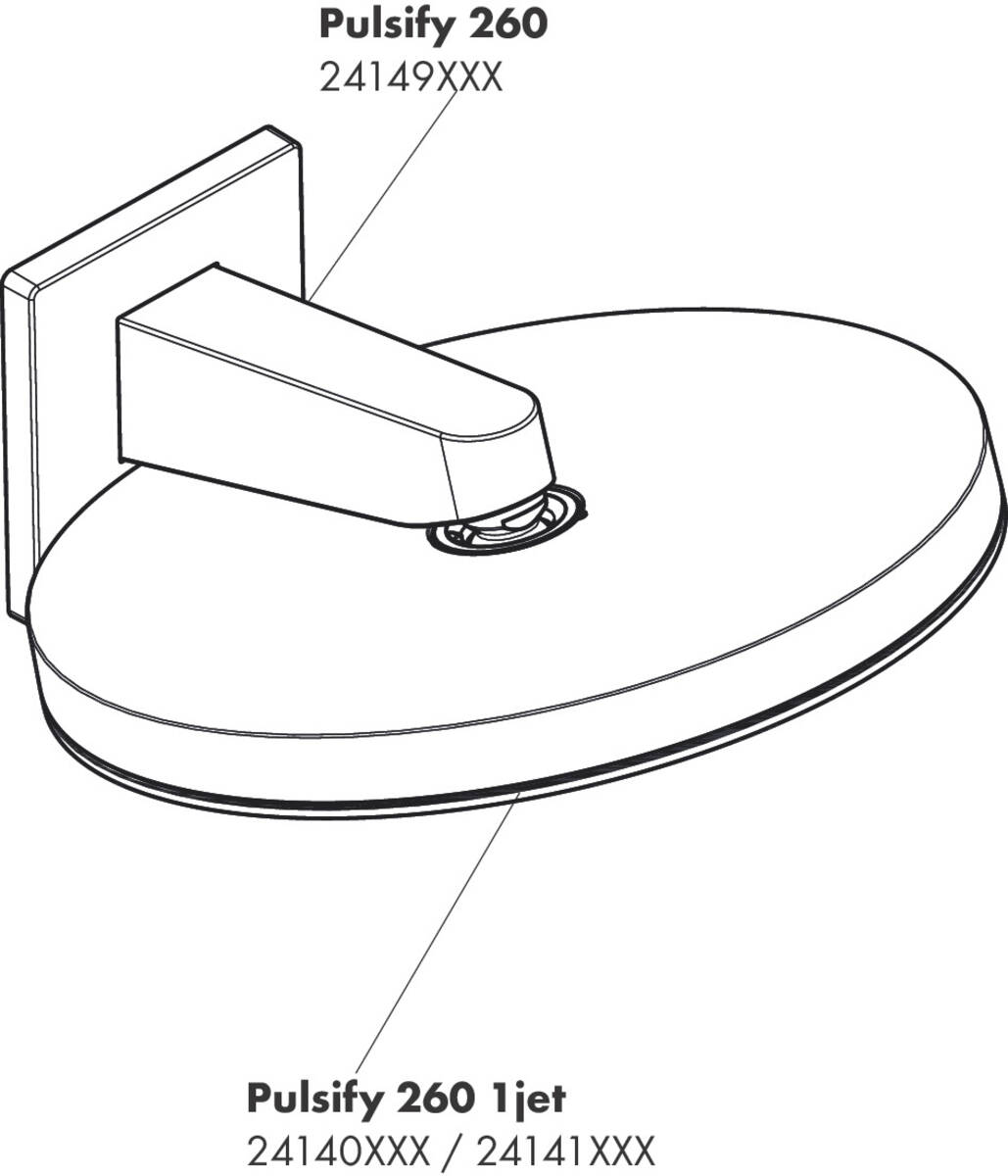 hansgrohe Shower arms: Pulsify, Item No. 24149670 | hansgrohe IN