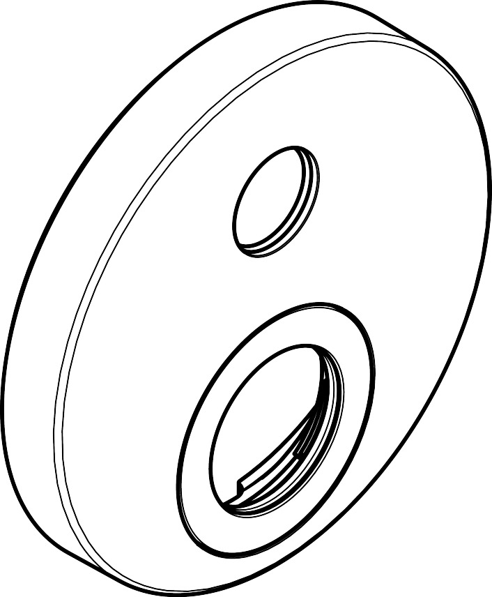 hansgrohe Ersatzteile: Rosette Ø 150 mm, Art.-Nr. 92272000