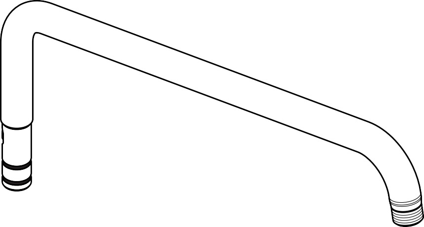 hansgrohe Reservedele: HG shower arm Croma 220 Showerpipe, Art.nr. 95916000