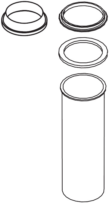 hansgrohe Spare parts: HG Tube chrome, Item No. 94203000