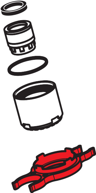 hansgrohe Spare parts: HG spray former AXOR kitchen mixer, Item No ...