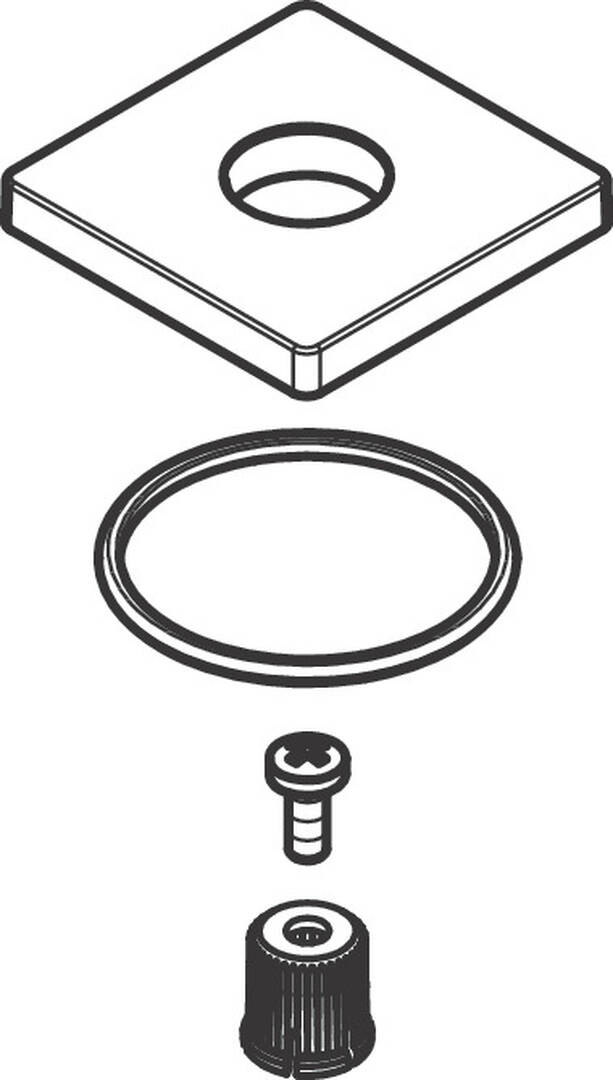 hansgrohe Spare parts: HG escutcheon spout chrome, Item No. 92915990