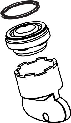 hansgrohe Recambios: Aireador M24 x 1 grifería de lavabo, ref. 92996000